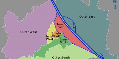 Viena hartă - Hărți Viena (Austria)