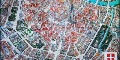 Viena hartă - Hărți Viena (Austria)