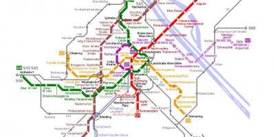 Viena hartă - Hărți Viena (Austria)