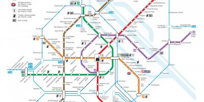 Viena hartă - Hărți Viena (Austria)